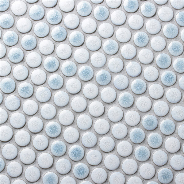 Wholesale Penny Round Porcelain Mosaics for Backsplash Kitchen