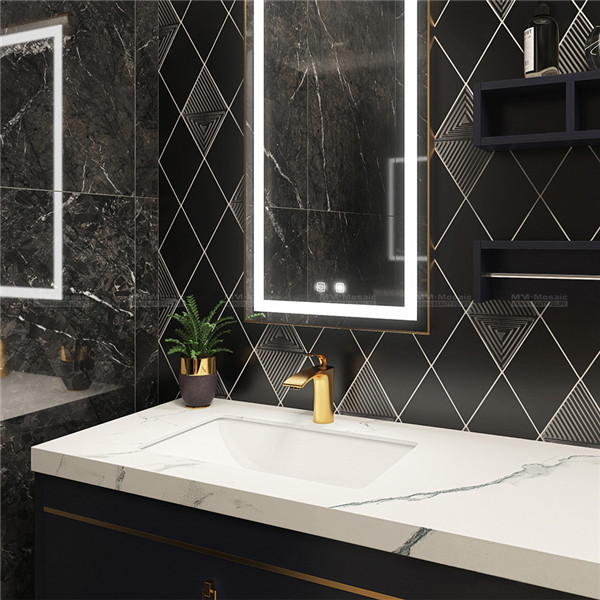 Uneven Large Black Porcelain Rhombus Shaped Tiles for Hotel Bathroom ...