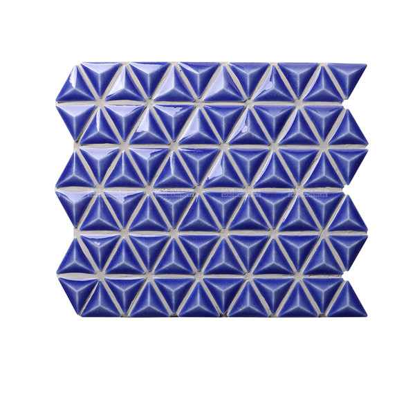 Wholesale Ceramic Convex 3d Cube Triangle Mosaic Tile Pattern | MM-Mosaic