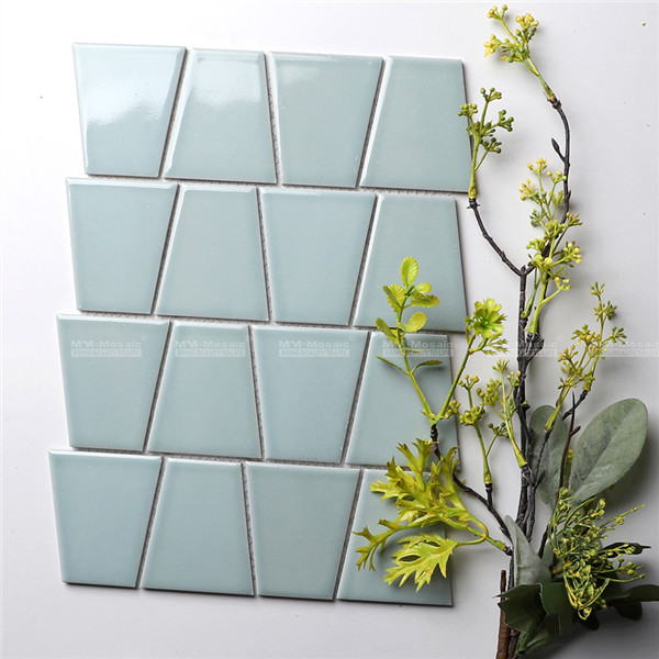Wholesale Trapezoid Porcelain Mosaic Tiles for Wall Accent Project | MM ...